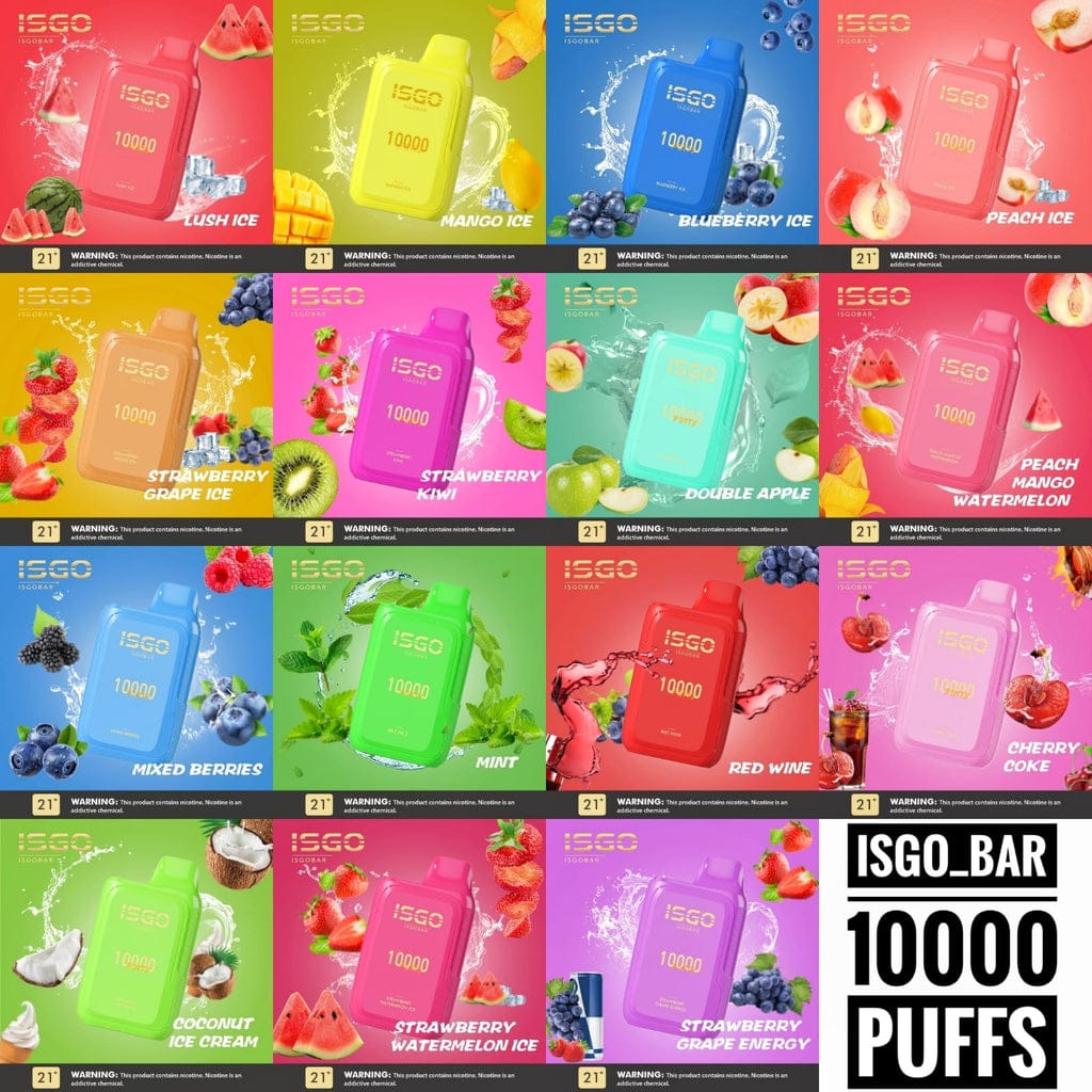ISGO Bar 10000 Puffs Disposable Vape delivery Dubai - Vape Shop Dubai