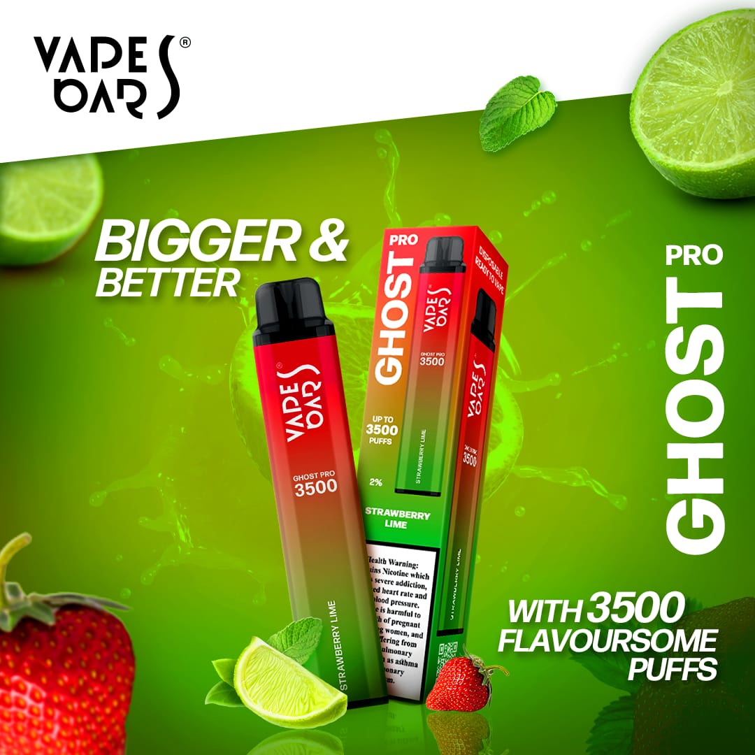 Vapes bars Ghost Pro Disposable Sub-Ohm Vaping device - Vape Shop Dubai