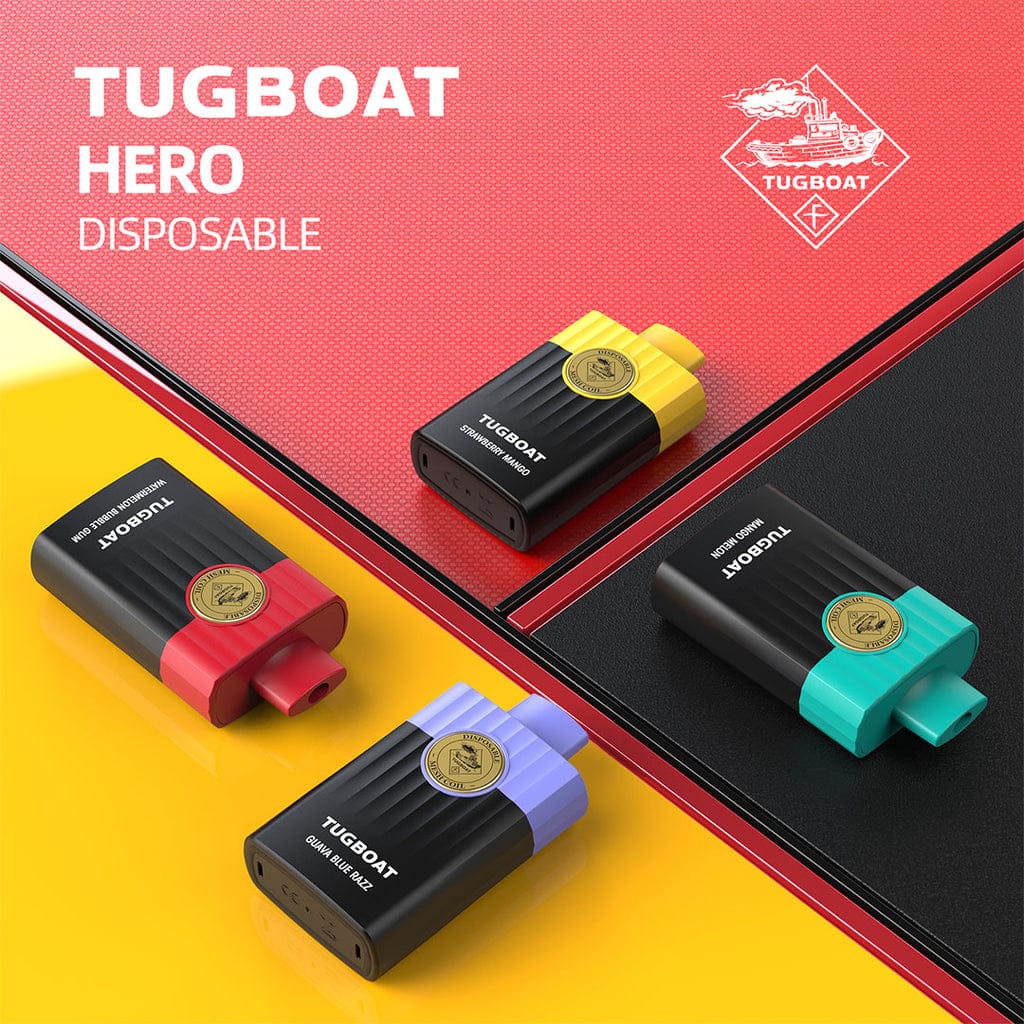 Tugboat Hero 8000 Puffs affordable vape disposable Dubai - Vape Shop Dubai