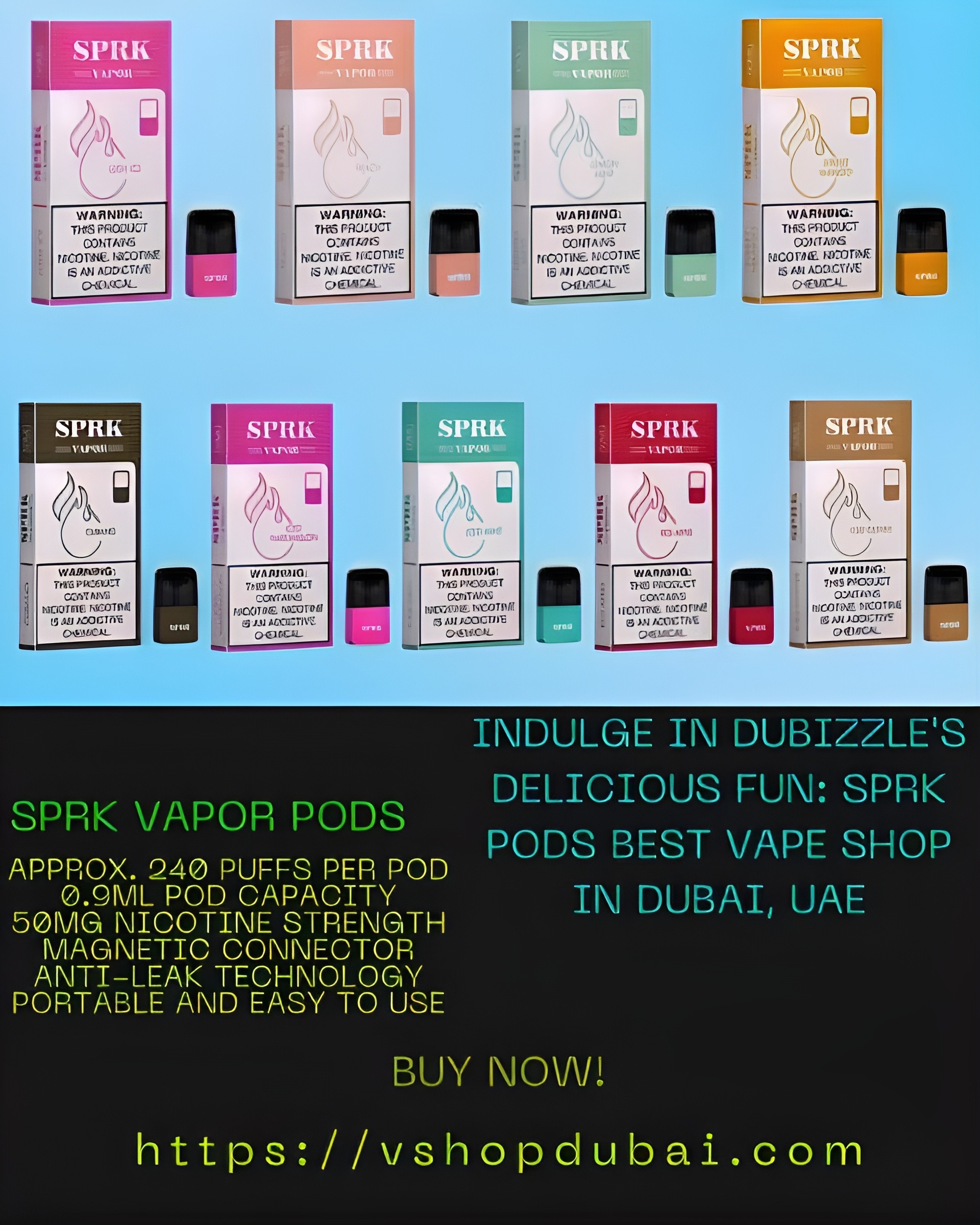 SPRK Pods | Best Vape Shop in Dubai, UAE - Vape Shop Dubai